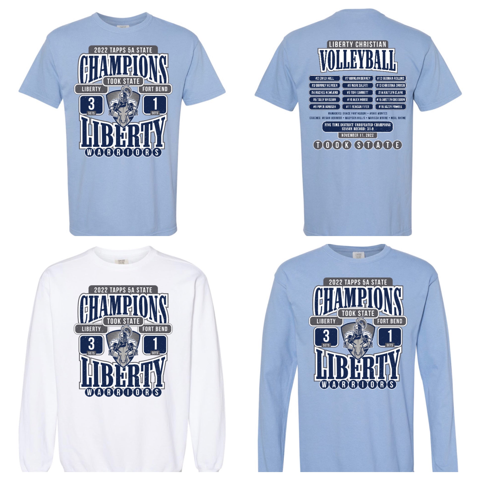 Liberty Volleyball} Took State – Branded